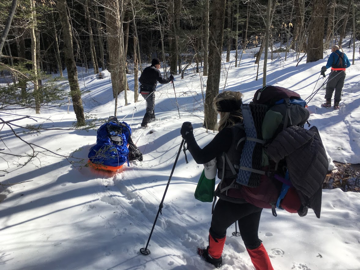 Sleeping with the Indian Sled-pack/Backpack – Mid-Hudson Adirondack ...